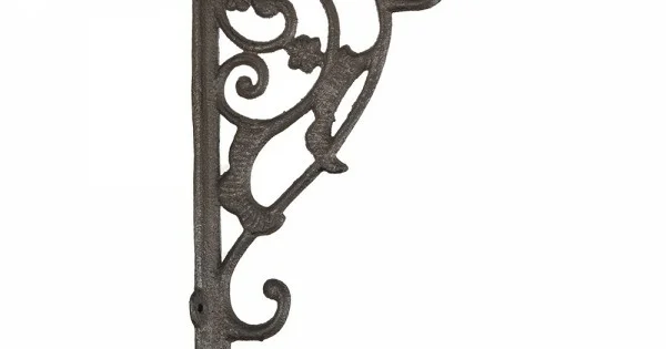 Vinkeljern Str. 4x33x21 cm Farve: Brunt Materiale: Jern