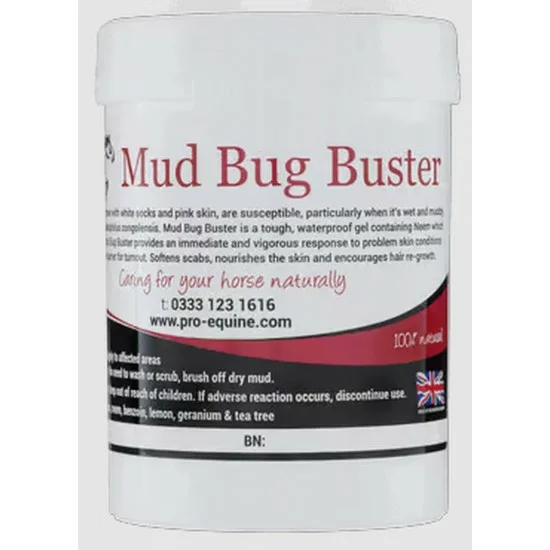 Mud Bug Buster - Muk forebyggelse og behandling til hest 300 gram uden kemi fra Pro-Equine