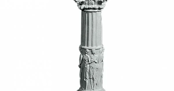 Søjle i marmor H: 56 cm
