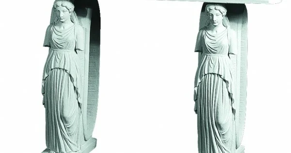 Bordplade i knust marmor - 109 cm