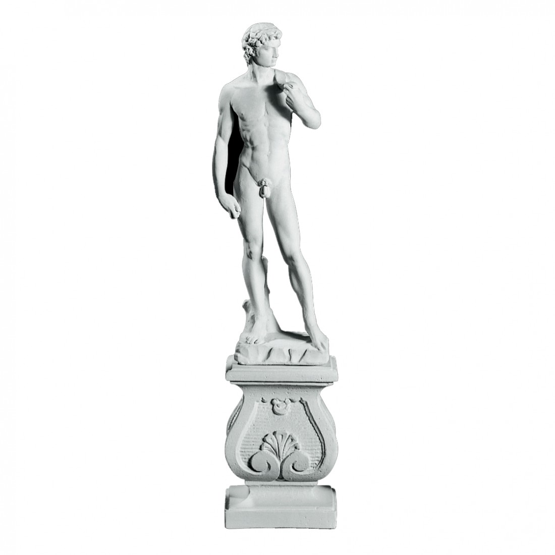 marmor statue David 88 cm og andre havefigure